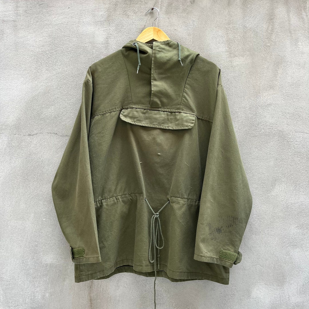 80s Military Anorak Hooded Parka Jacket - Etsy