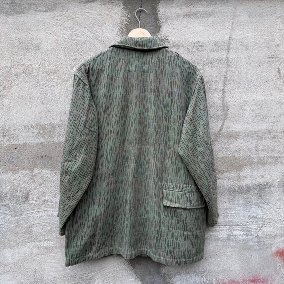60's Vintage Military Raindrop Camo Field Coat - Gem