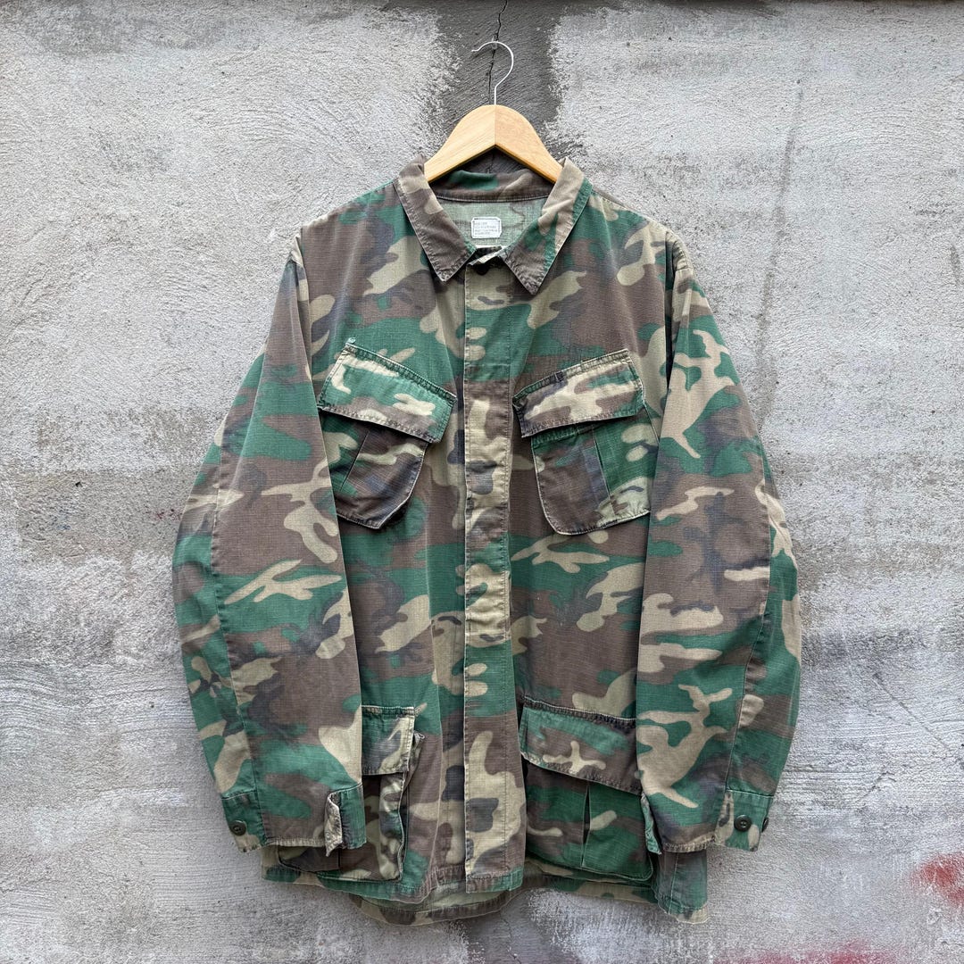 69' Vintage USMC ERDL Camo Slant Pocket Jungle Jacket - Etsy