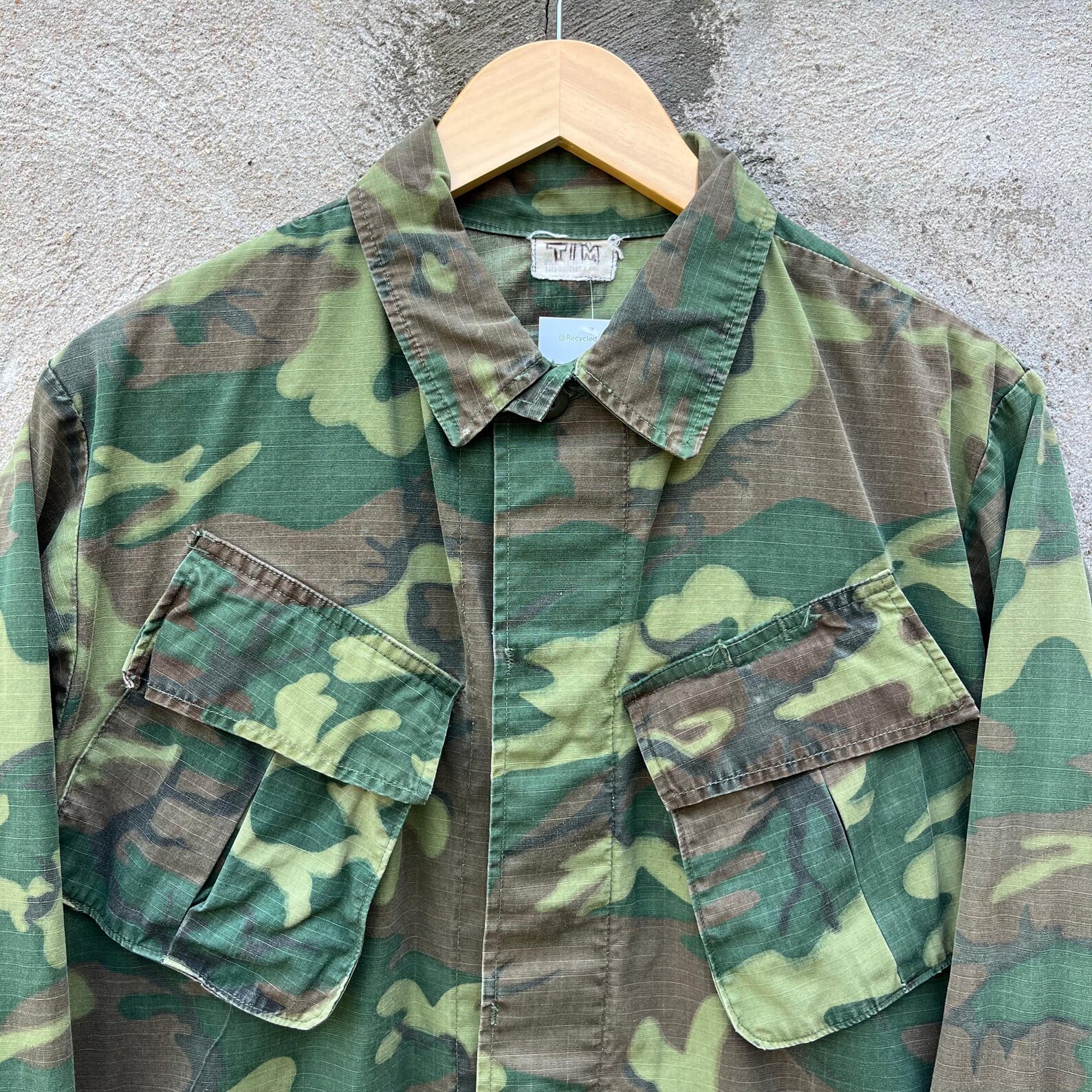 60's US Military ERDL Camo Slant Pocket Jungle Jacket - Etsy