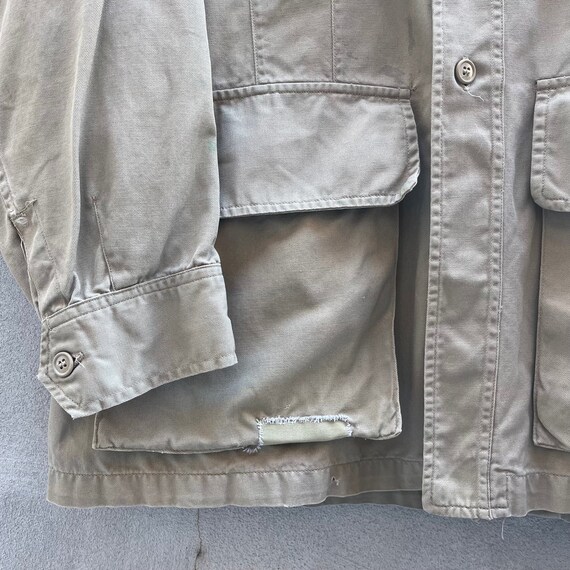 50s USAF Military Tan Tropical Bush Jacket - Gem