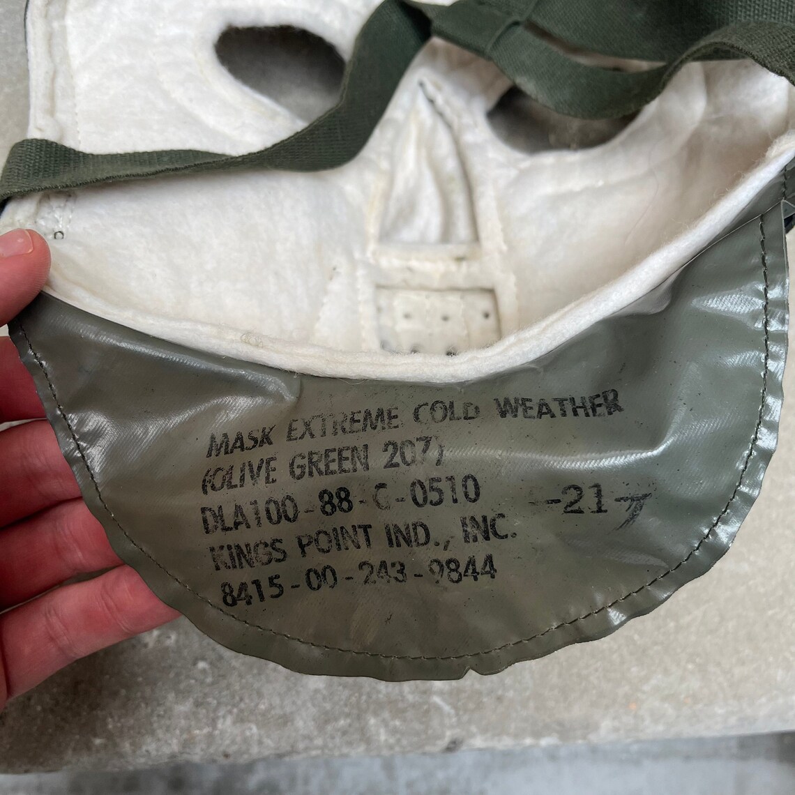 80’s Military Extreme Cold Weather Mask - Etsy