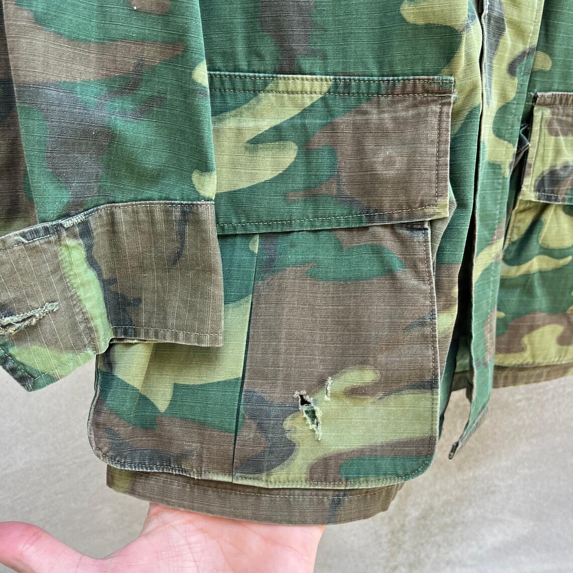 60's USMC ERDL Camo Slant Pocket Jungle Jacket - Etsy