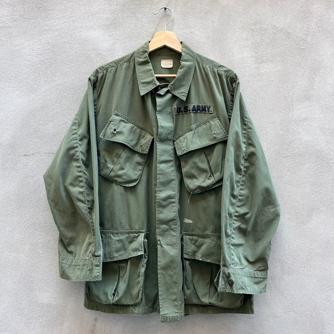 68 Military Slant Pocket Jacket - Etsy
