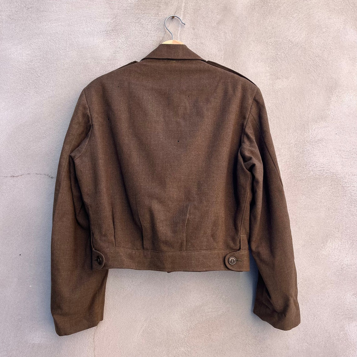 40s US Military Dress Brown Jacket - Etsy