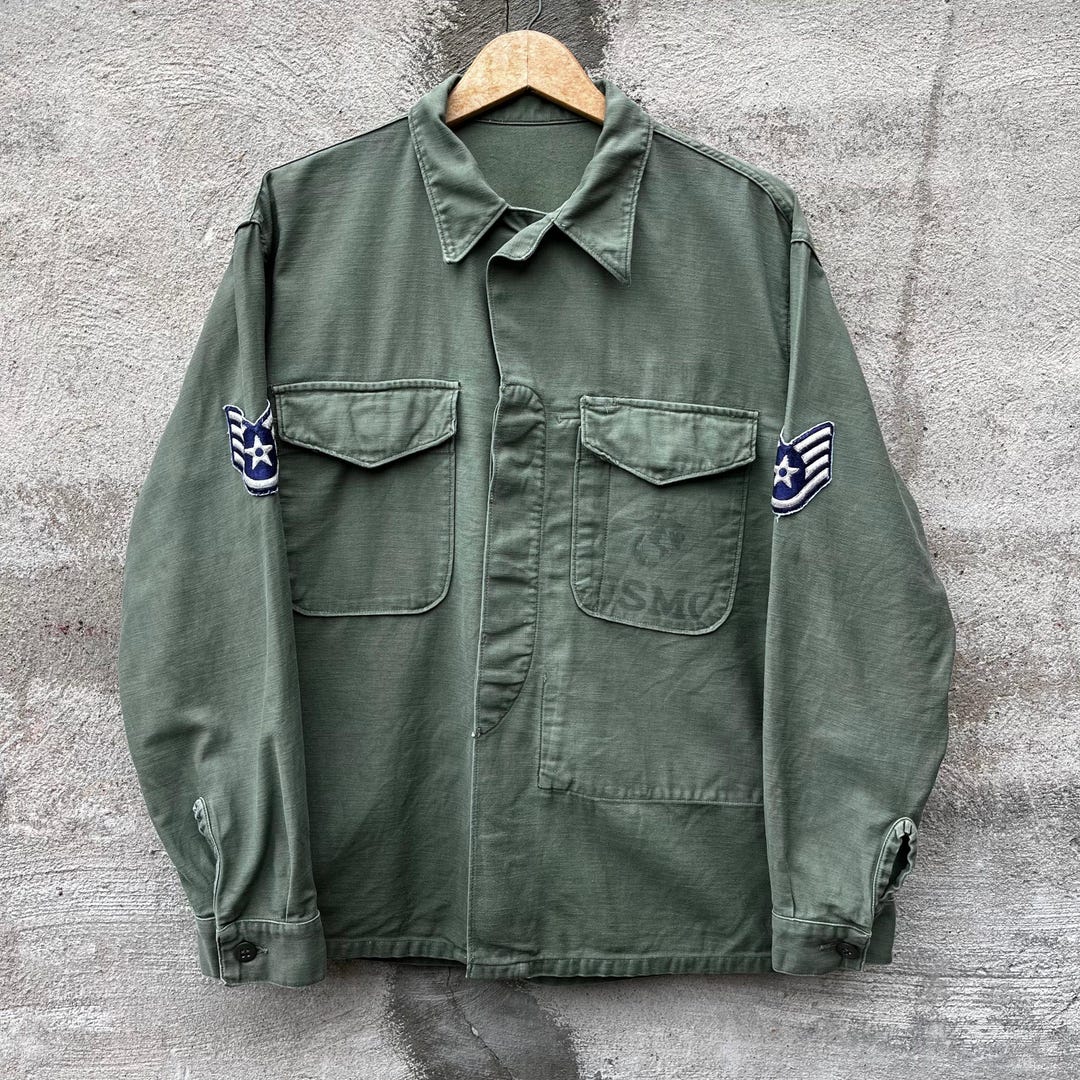 50's USMC P56 Button Down Jacket - Etsy