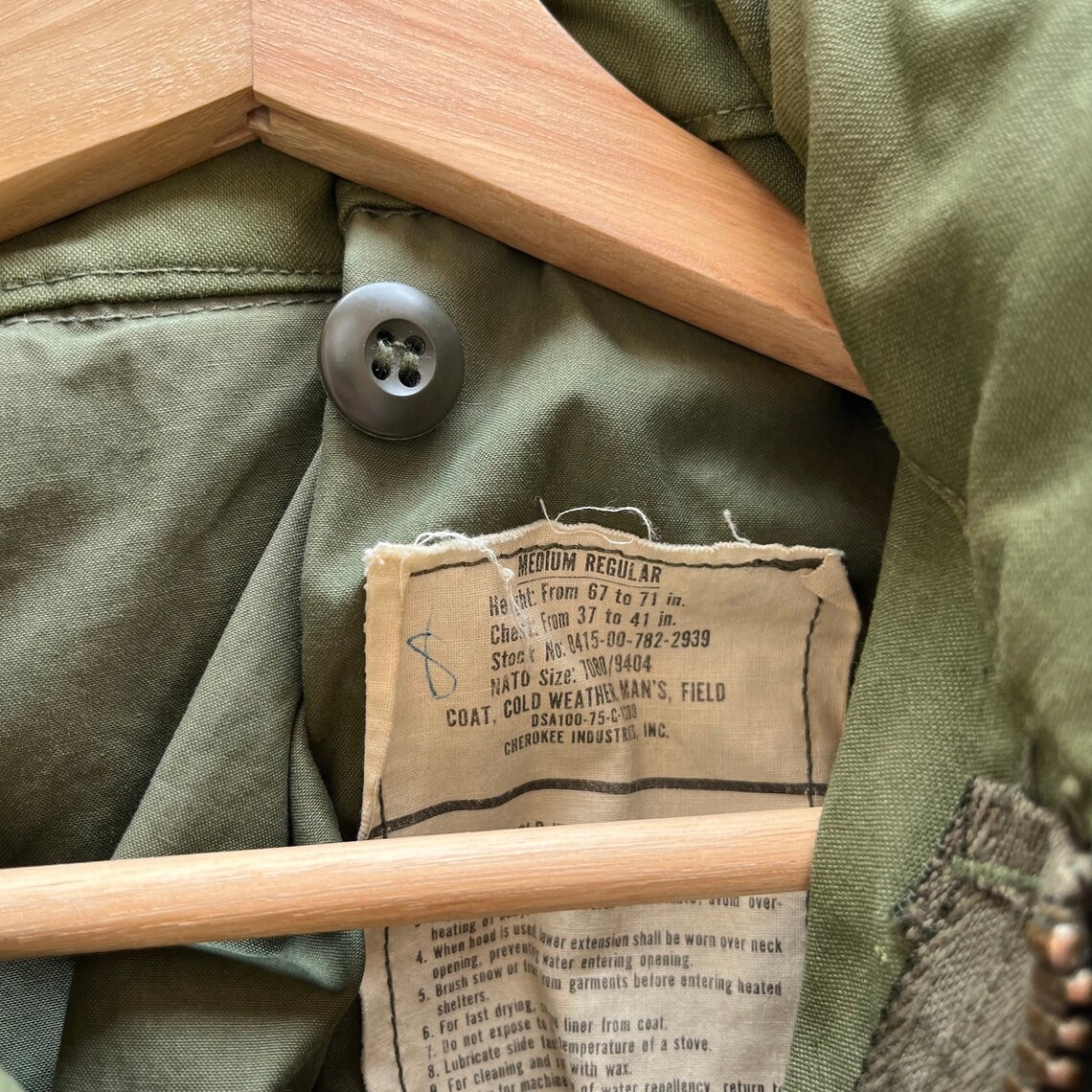 70s US Military M65 Field Jacket - Etsy