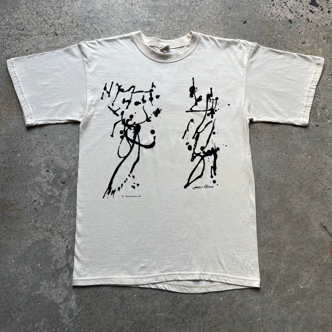 96’ Jackson Pollock Art T-shirt - Etsy