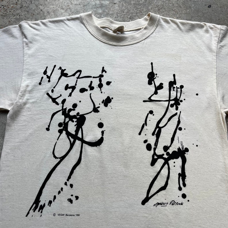 96’ Jackson Pollock Art T-shirt - Etsy