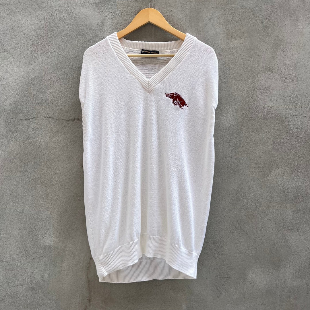 Vintage Arkansas Razorbacks Knit Sweater Vest - Etsy