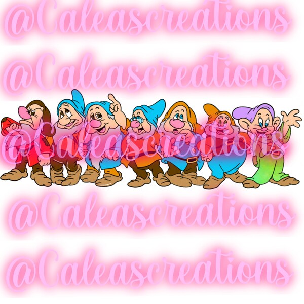 7 Dwarfs - Etsy