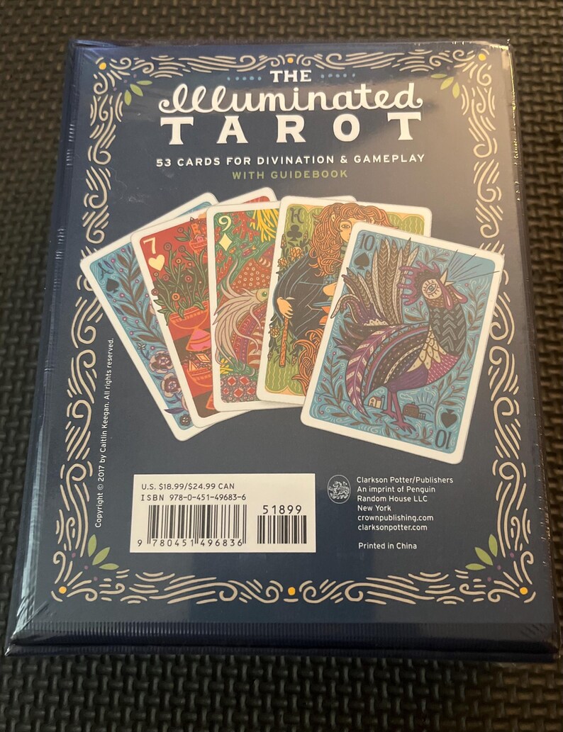 The Illuminated Tarot 53 Cards for Divination & Gameplay Caitlin Keegan - Etsy
