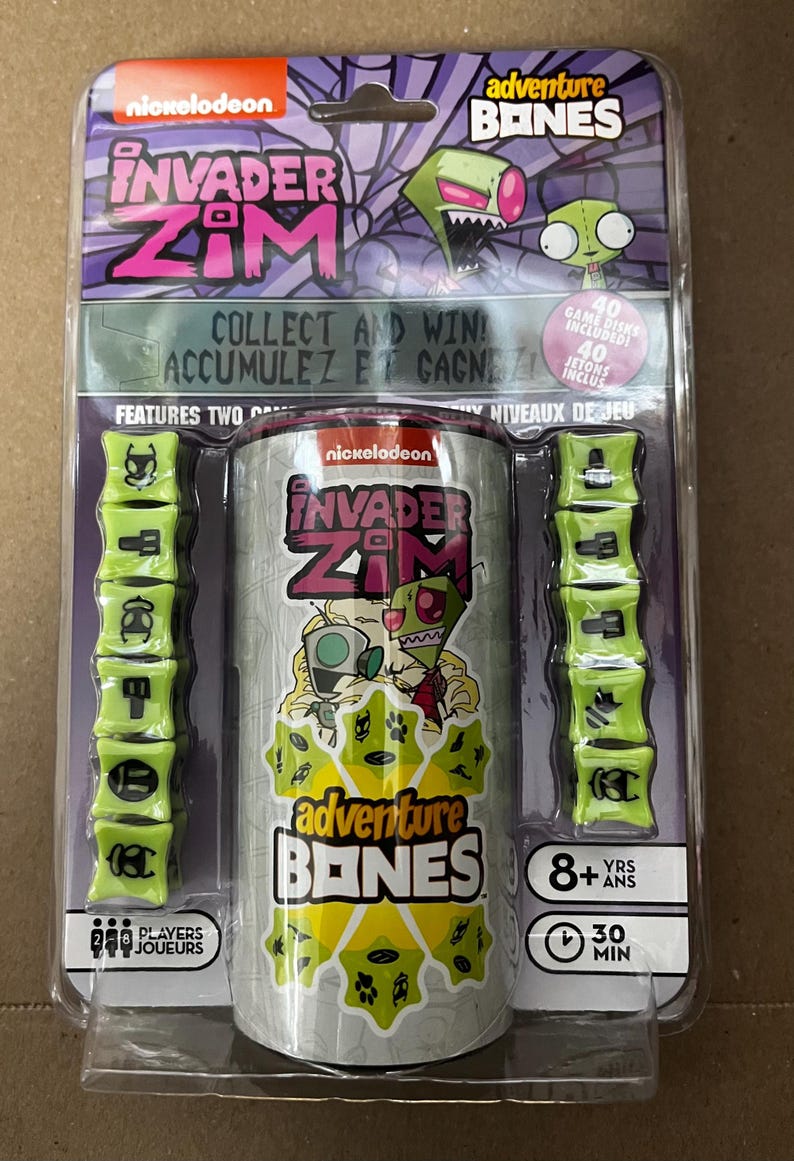 Nickelodeon Burping Spongebob Squarepants /invader Zim Adventure Bones ...