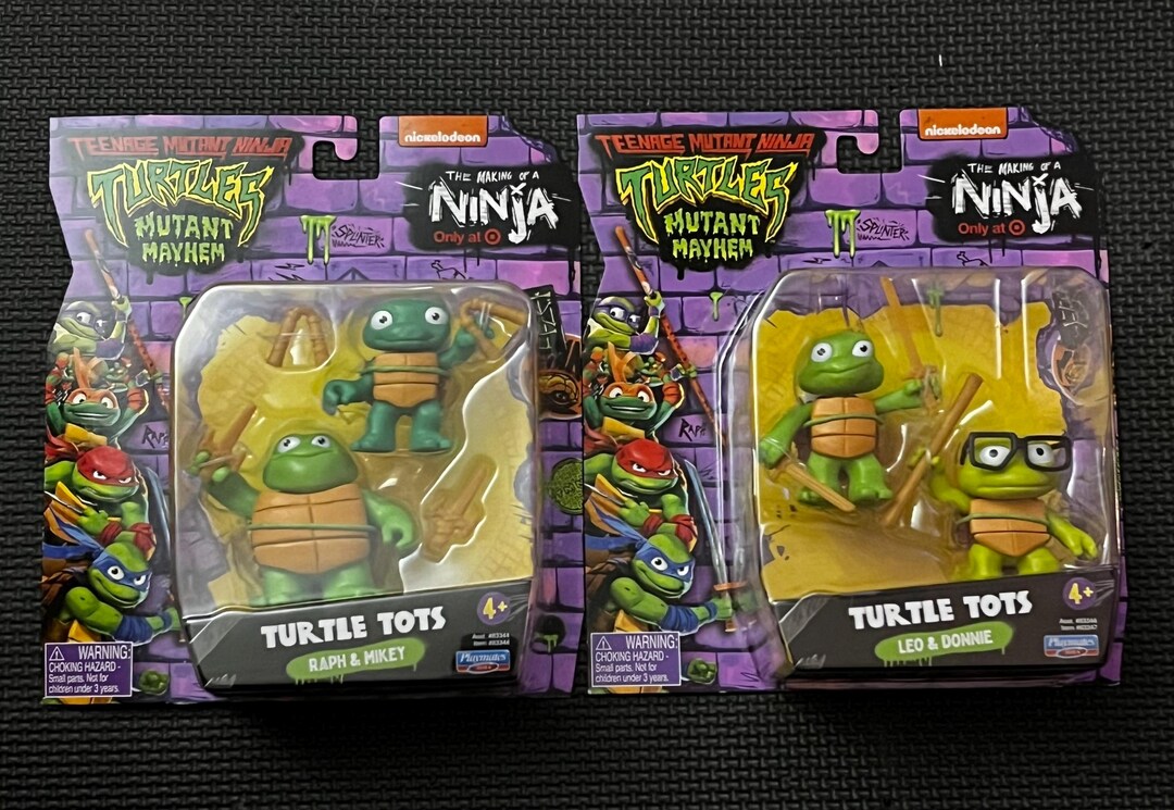 Teenage Mutant Ninja Turtles Turtle Tots Duo Combo Bundle Factory ...