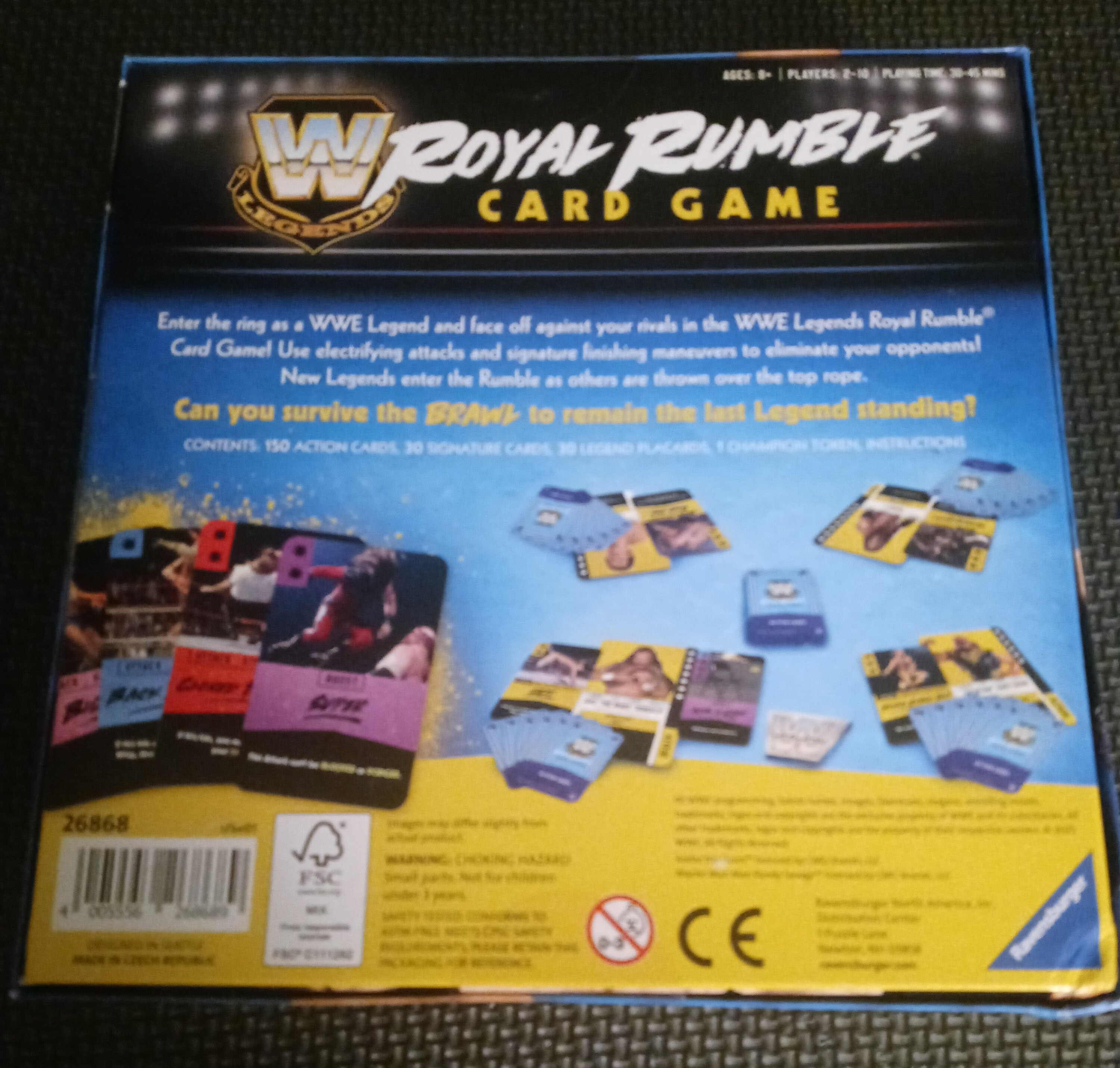 Wwf Legends Royal Rumble Card Game by Ravensburger Sealed Ships Fast - Etsy