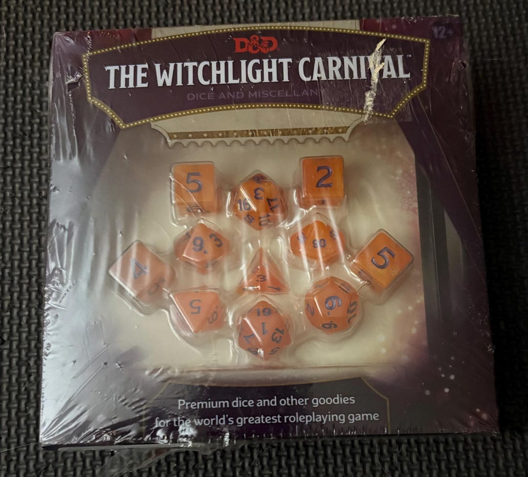 D&D the Witch Light Carnival Dice Factory Sealed Brand New,ships ...
