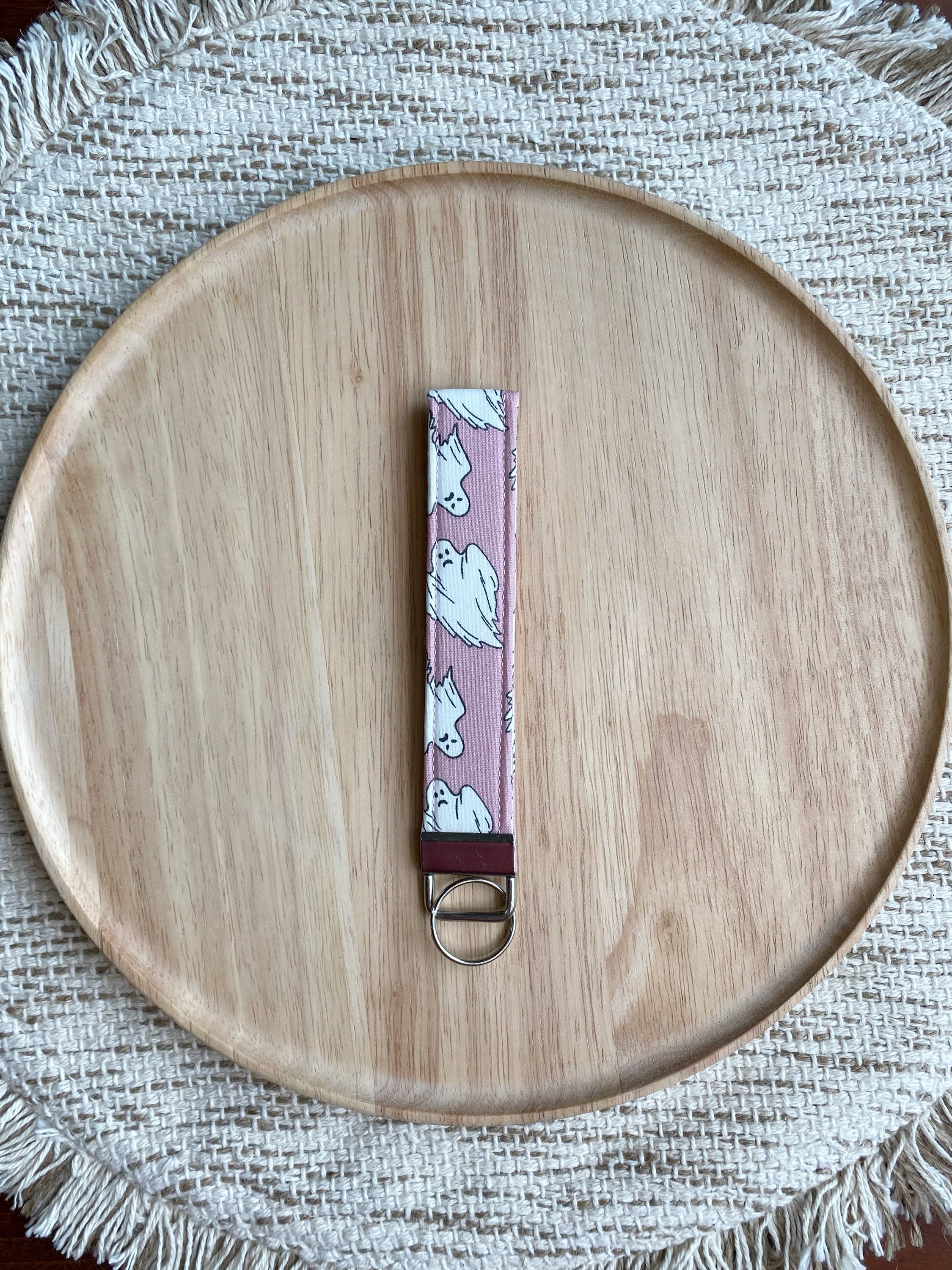 Handmade Glow in the Dark Ghost Keychain pink Spooky and Stylish ...