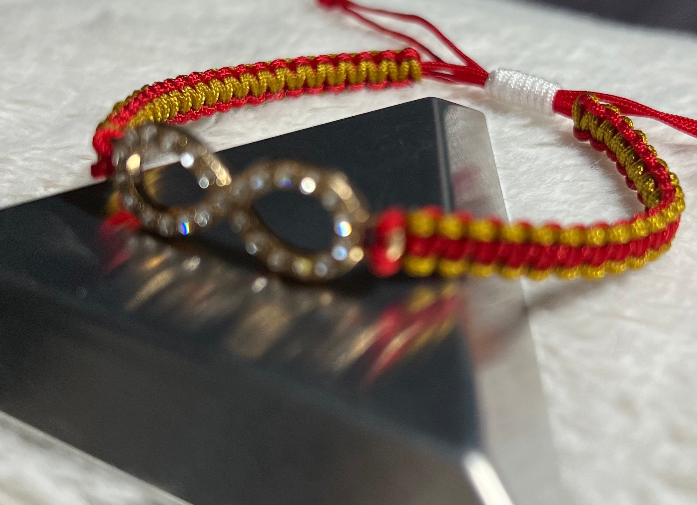 Infinity Macrame Bracelet - Etsy