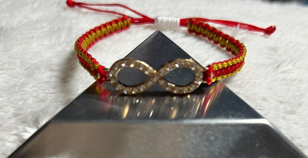 Infinity Macrame Bracelet - Etsy