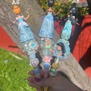 Beaded Pens With Princess Toppers - Etsy