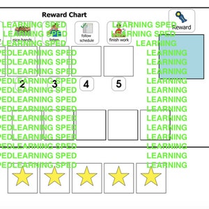 Behavior Chart Reward Chart Token Board Picture Symbols - Etsy