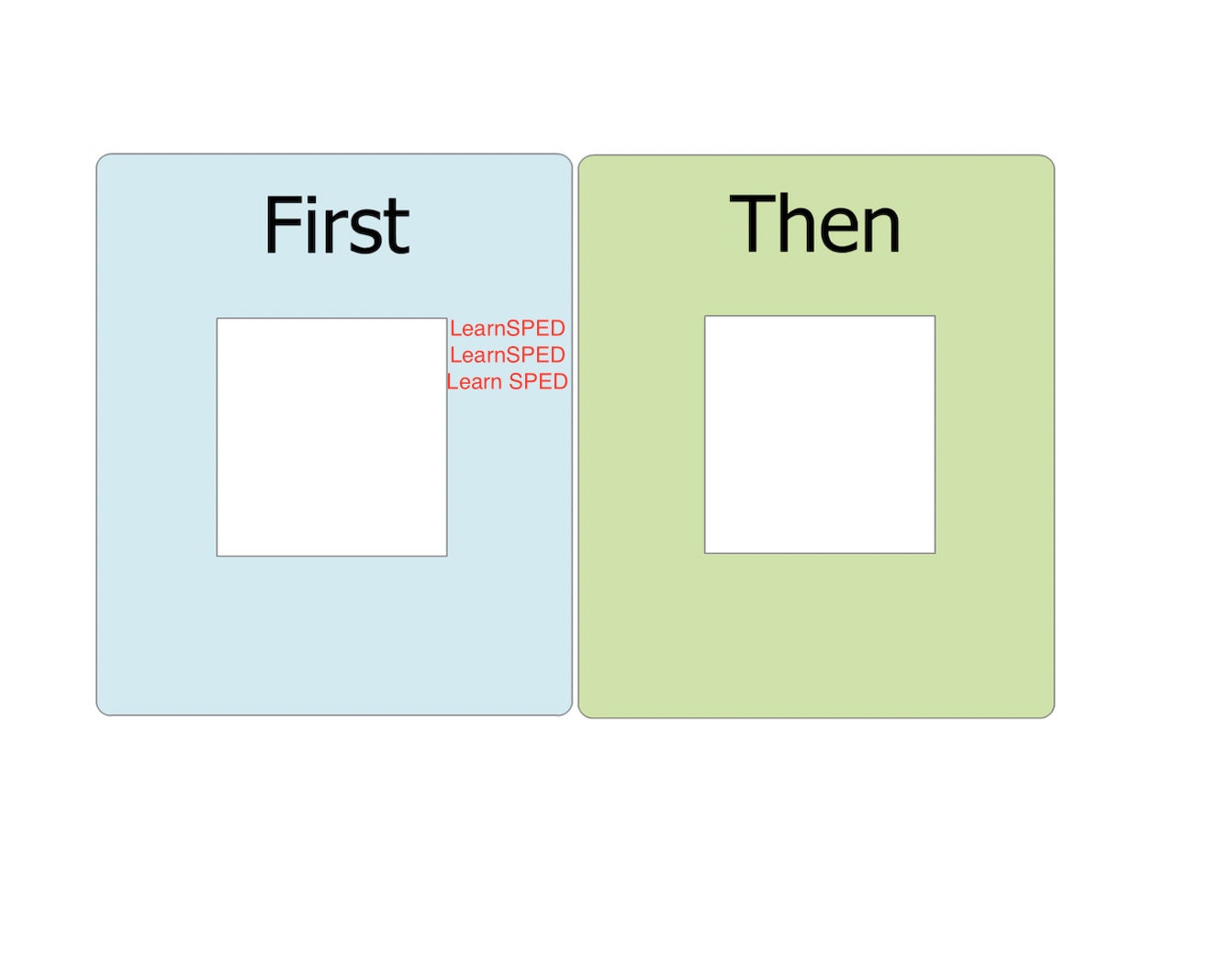 First Then Board With 20 Picture Symbols Printable PDF Digital Download ...