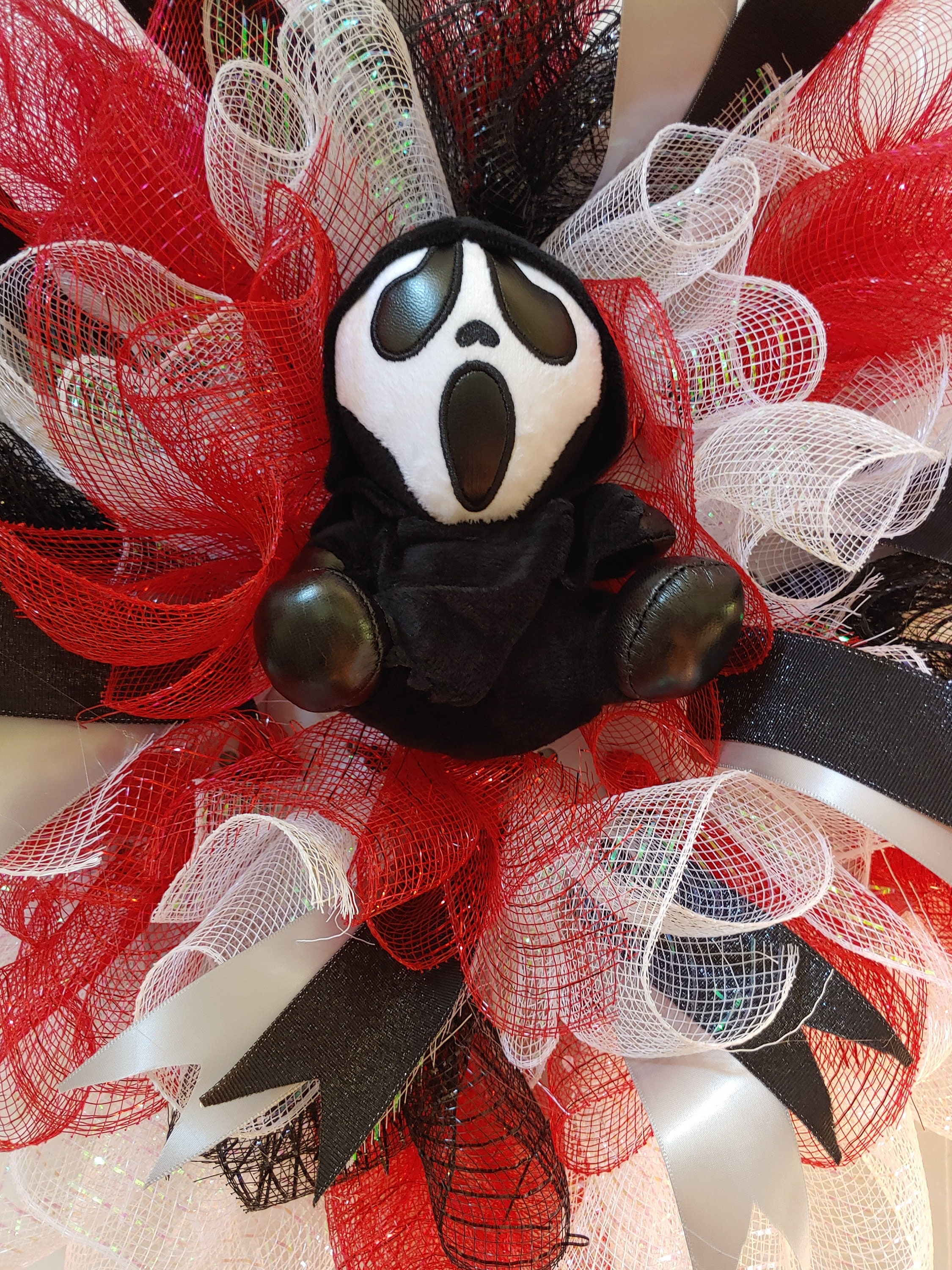 Scream for Halloween Wreath With Lights - Etsy