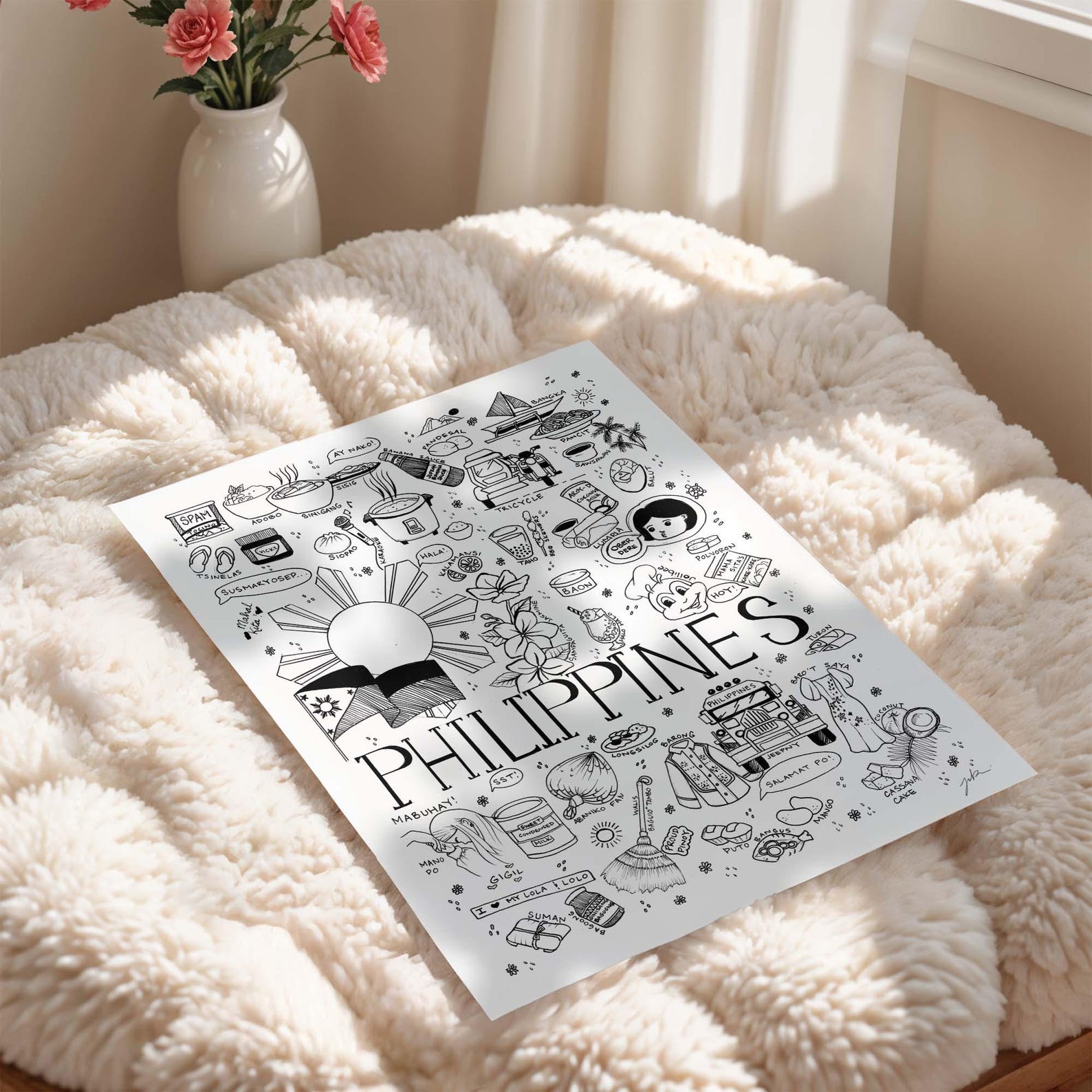 Philippines Relatable Collage Fine Art Print, Filipino Iykyk Wall Art ...