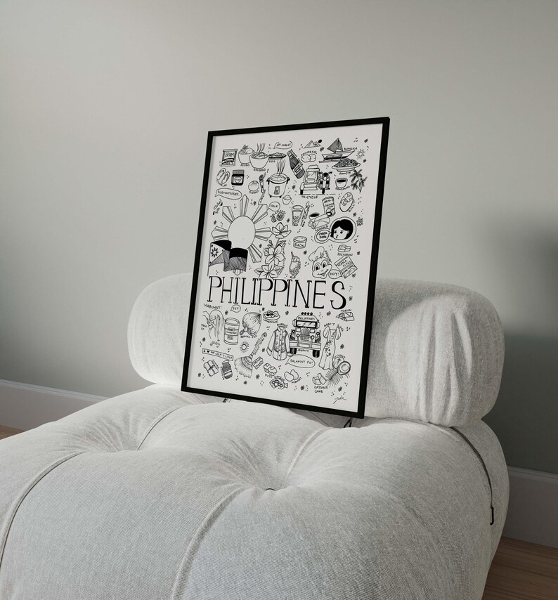 Filipino Collage Art Print, Pinoy Pride Illustration (digital Download ...