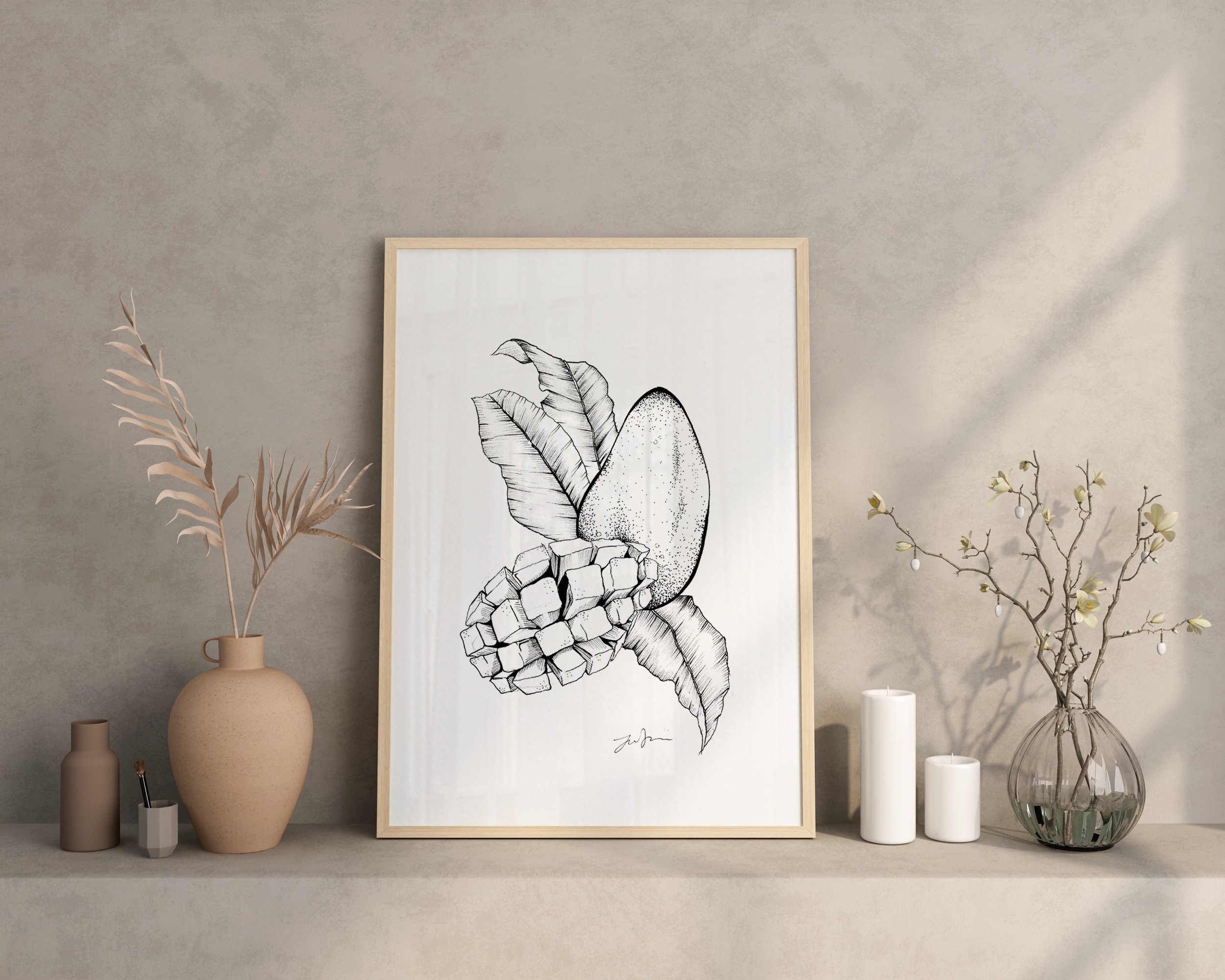 Filipino Mango Art Carabao Philippines Mango Print Guimaras Island ...