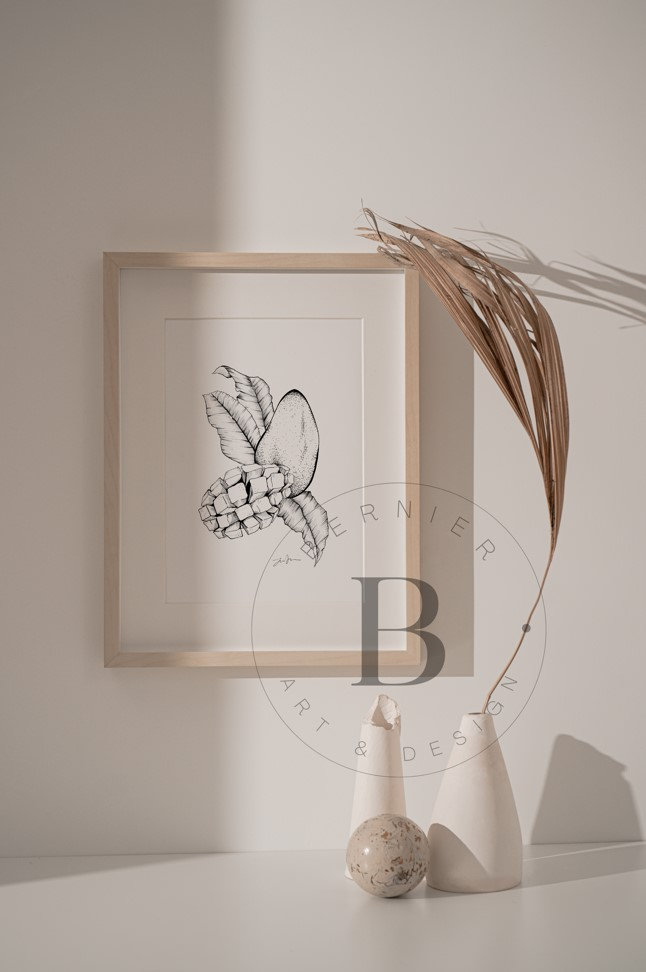 Filipino Mango Art Carabao Philippines Mango Print Guimaras Island ...