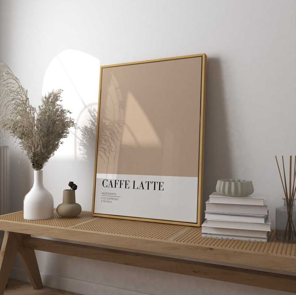 Coffee Bar Colour Swatches, Set of 6, Coffee Guide, Bundle of Six ...