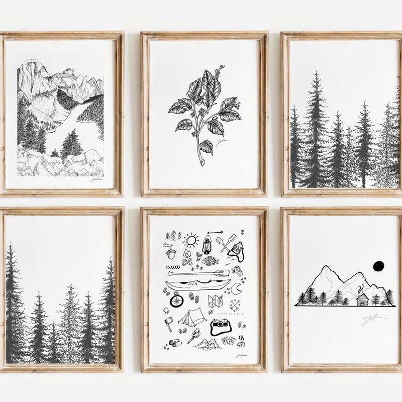 Ink Drawing Print - Etsy