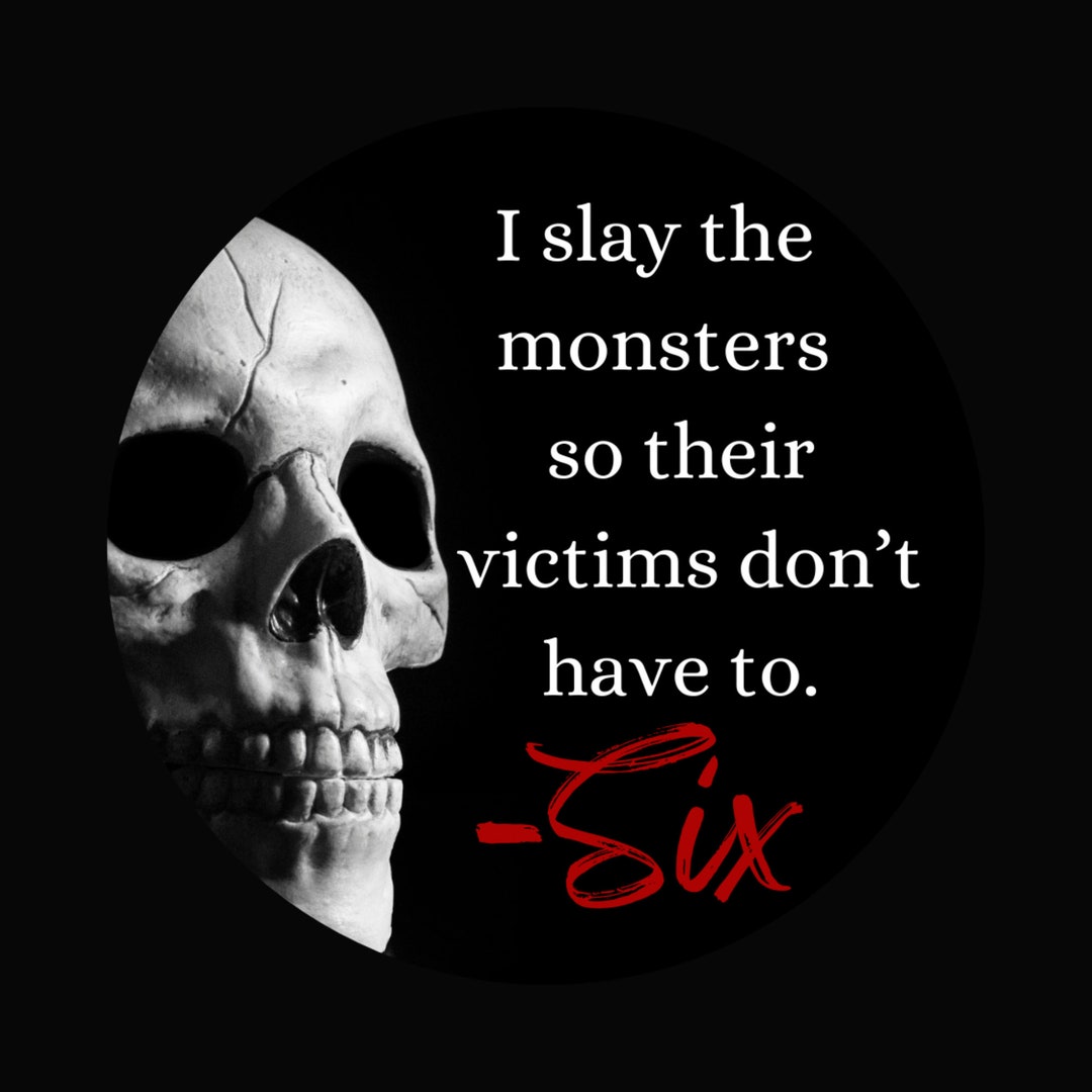 I Slay the Monsters 3x3 Round Sticker - Etsy