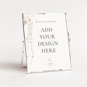 Pearl Custom Sign Template for Wedding | MAREN Collection - Etsy