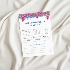 Greek Mamma Mia Baby Predictions and Advice Baby Shower Game Template ...