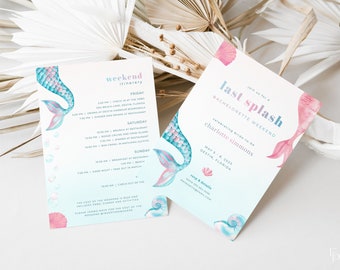 Last Splash Bachelorette Template - Etsy