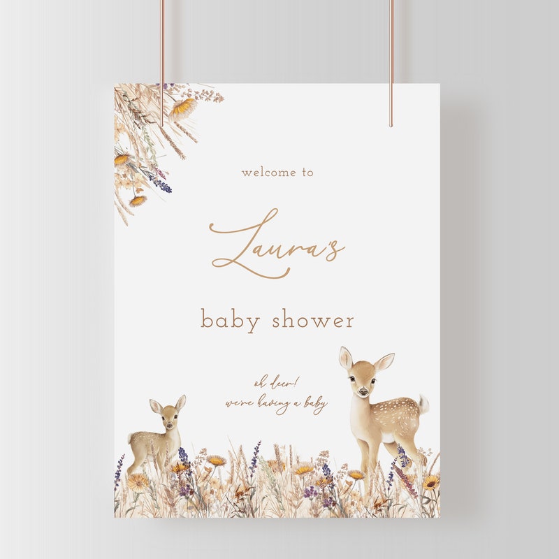 Deer Baby Shower - Etsy
