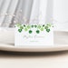 Lucky in Love Place Card Template for St. Patrick's Irish Shamrock ...