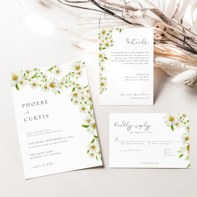 Daisy Wedding - Etsy