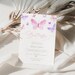 Girl Butterfly Baby Shower Invitation Bundle Template | APONI ...