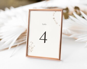 Pearl Table Number - Etsy
