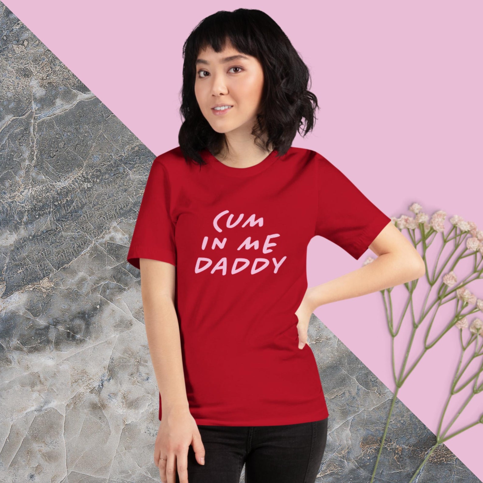 Cum In Me Daddy Slutty T Shirt Graphic Tee Sluty Clothing Etsy