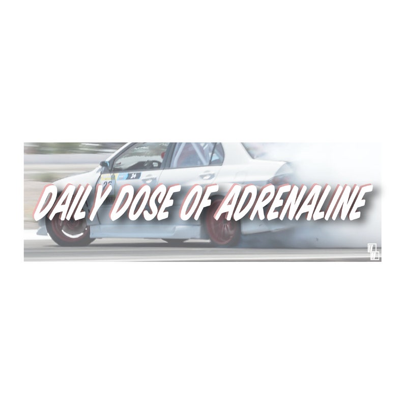 Adrenaline Drift Slap Sticker - Etsy