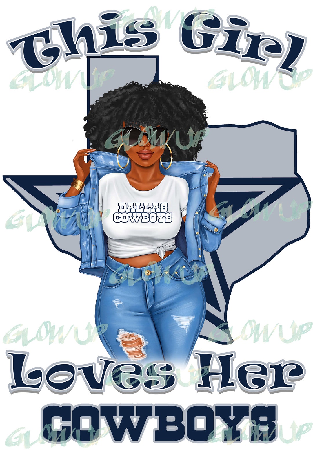 This Girl Loves Her Cowboys - Etsy