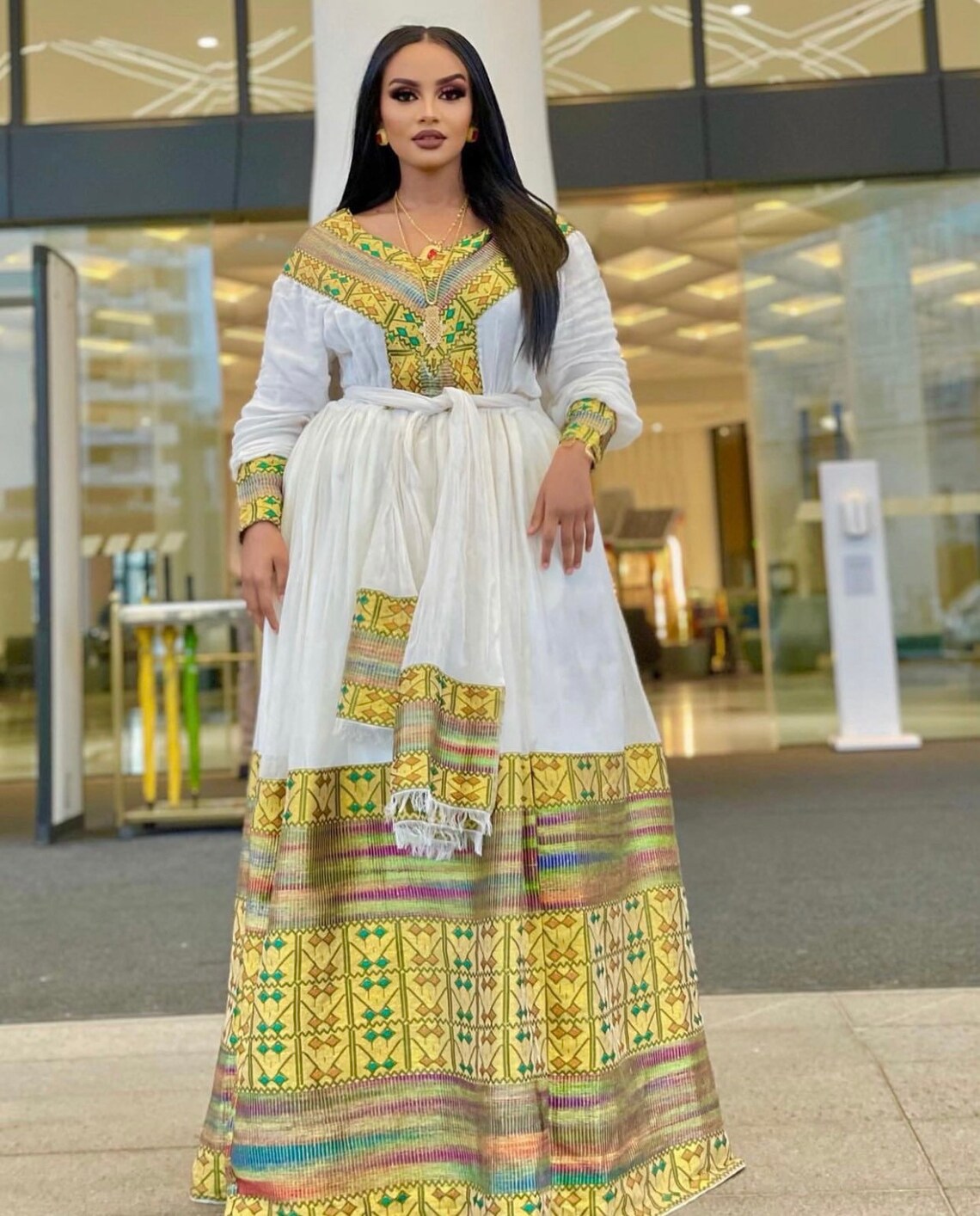 Glamorous Habesha Kemis: Ethiopian Wedding Dress - Etsy