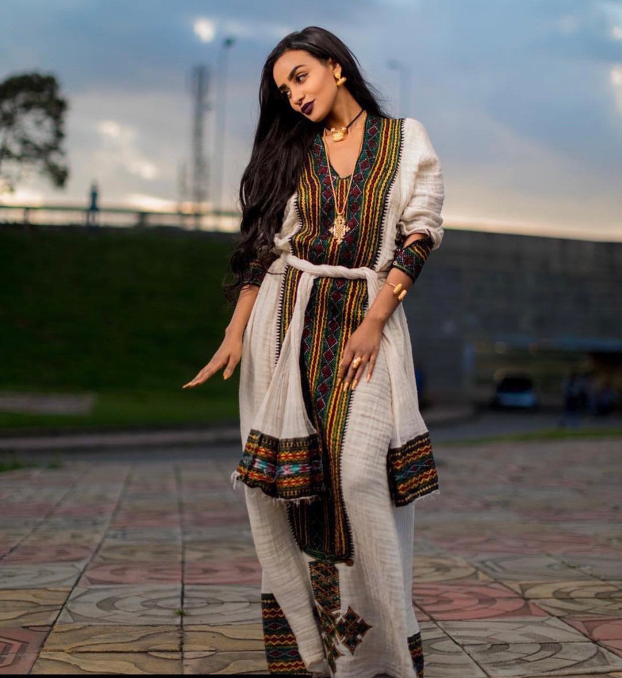 Glamorous Habesha Kemis: Ethiopian Traditional Wedding Dress - Etsy Canada