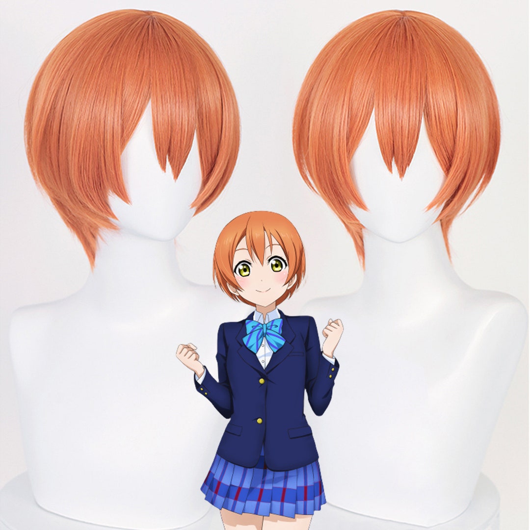 Game Cosplay Wig, Orange Wig for Women, Cos Hair, Halloween Cosplay ...