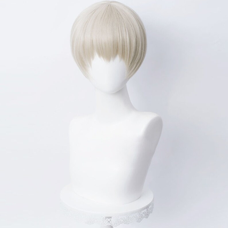 Inumaki Toge Cos Wig, White Wig, Cosplay Wig - Etsy