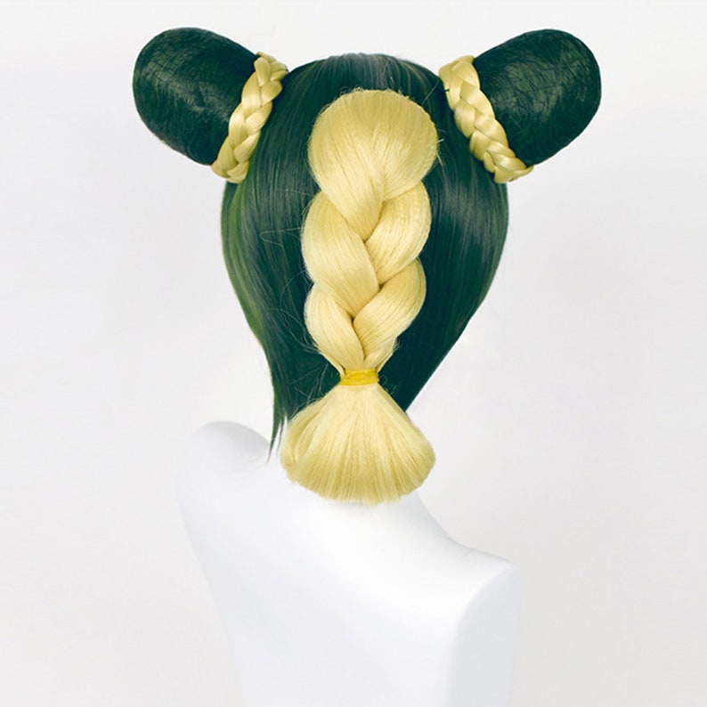Kujo Jolyne's Cosplay Wig Gold and Green Cosplay Wig - Etsy
